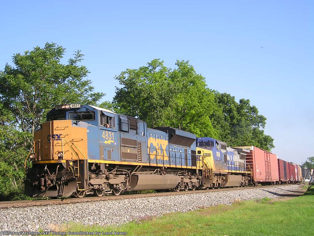 CSXT 4831 On CSX Q 241 Eastbound